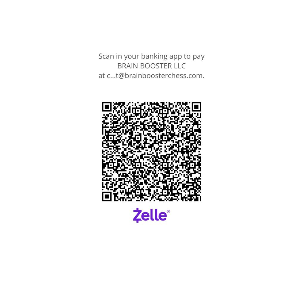 Zelle QR Payment code | Brain Booster Academy
